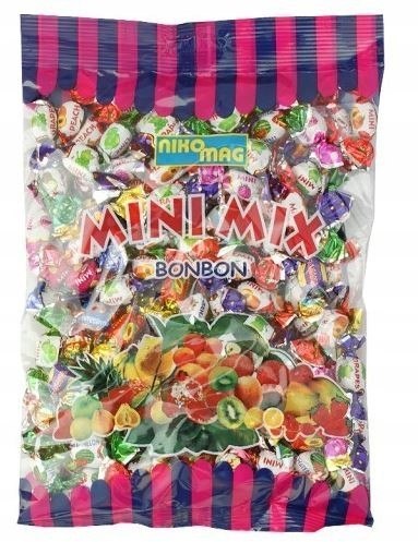 Cukierki MINI MIX twarde owocowe 1kg > Odra